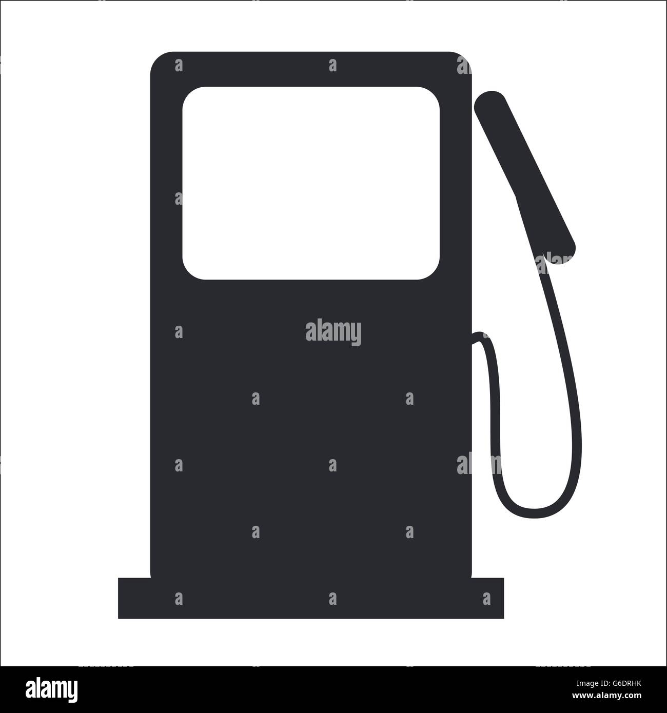 Vector illustration of single isolated gasoline icon Stock Vector Image ...