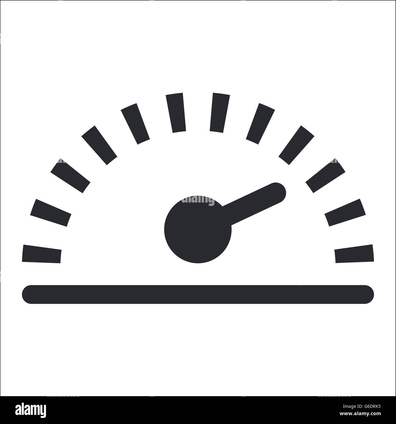 Vector illustration of single isolated speed icon Stock Vector Image ...