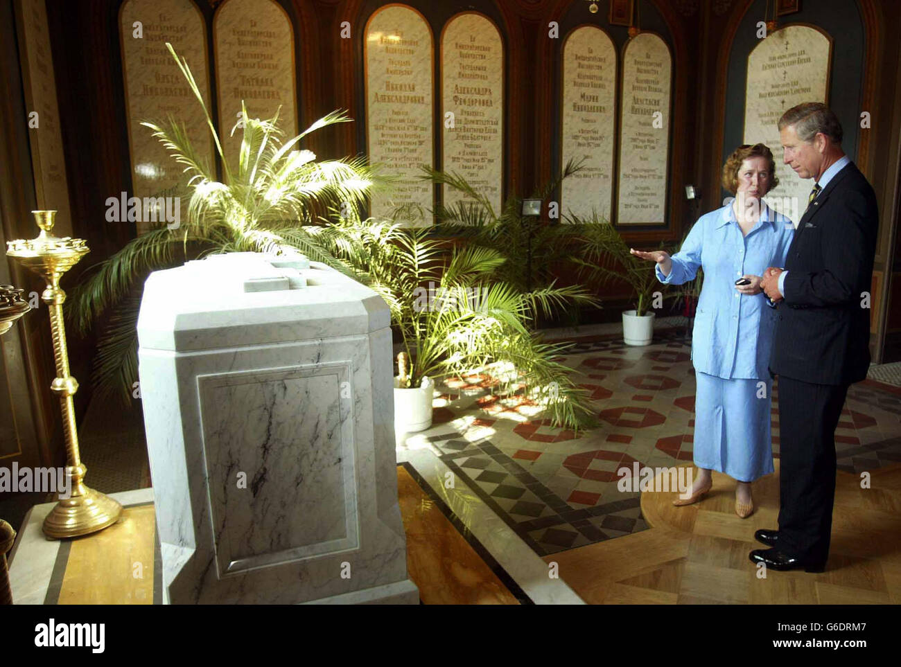 The Prince of Wales enters the Cathedral at the Peter and Paul Fortress ...