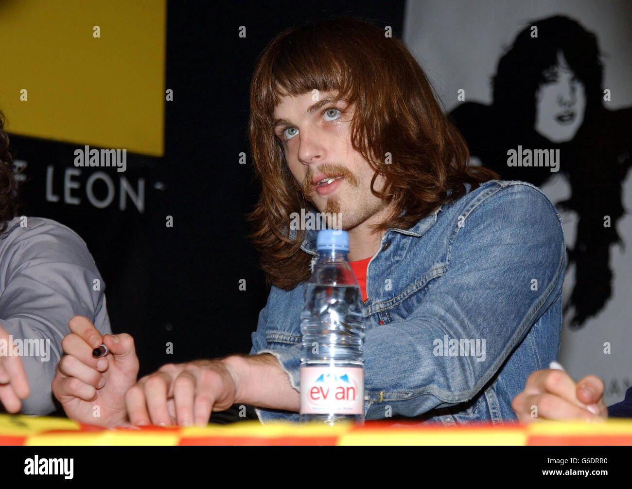 Kings of Leon Virgin Record Signing Stock Photo - Alamy