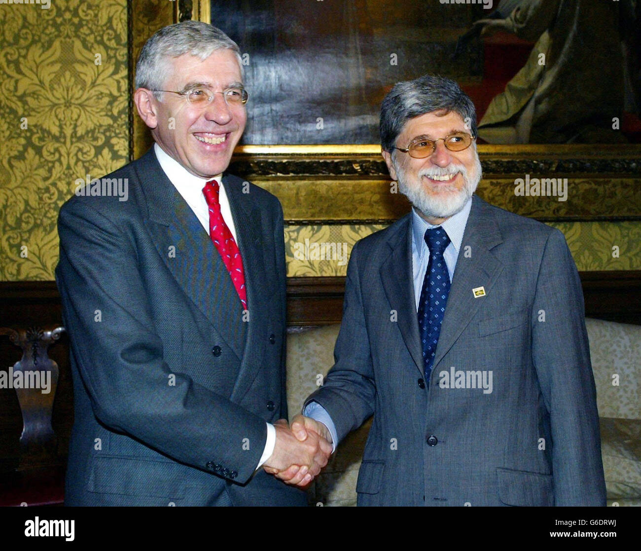 Celso Amorim Visit Stock Photo - Alamy