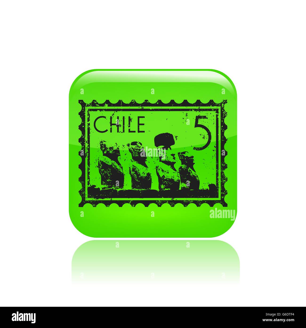 Vector illustration of single isolated Chile icon Stock Vector Image ...