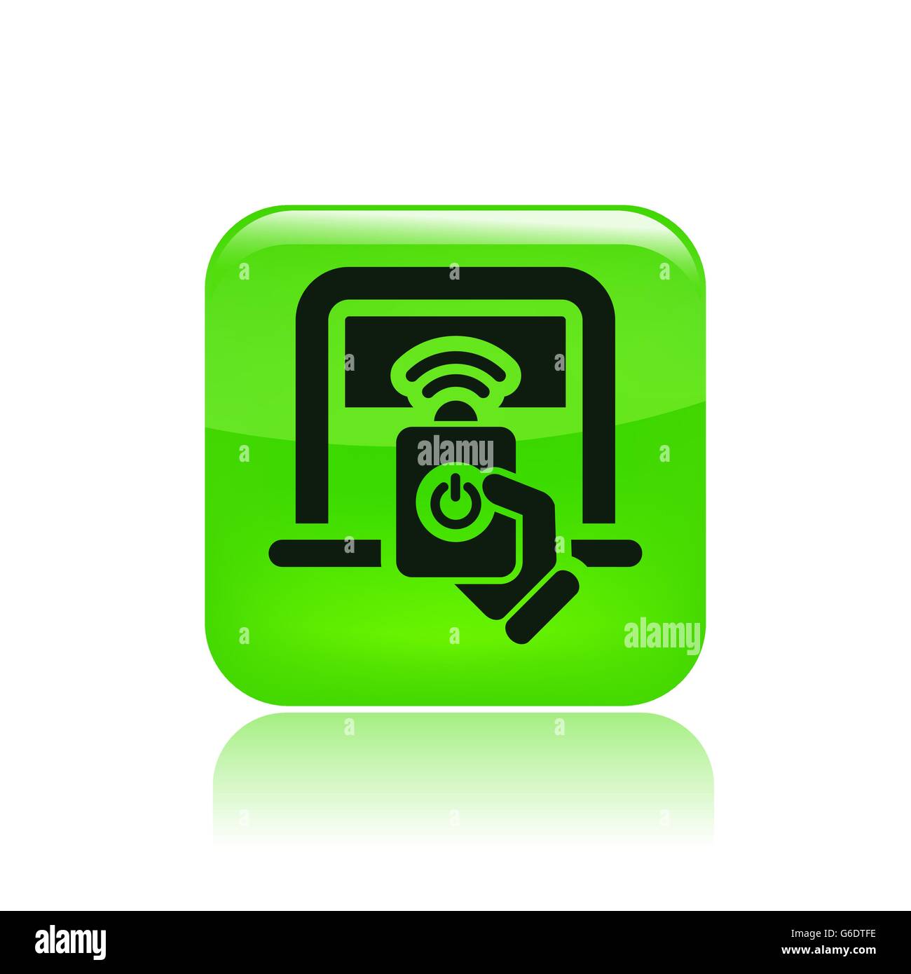 Vector illustration of single isolated remote icon Stock Vector Image ...
