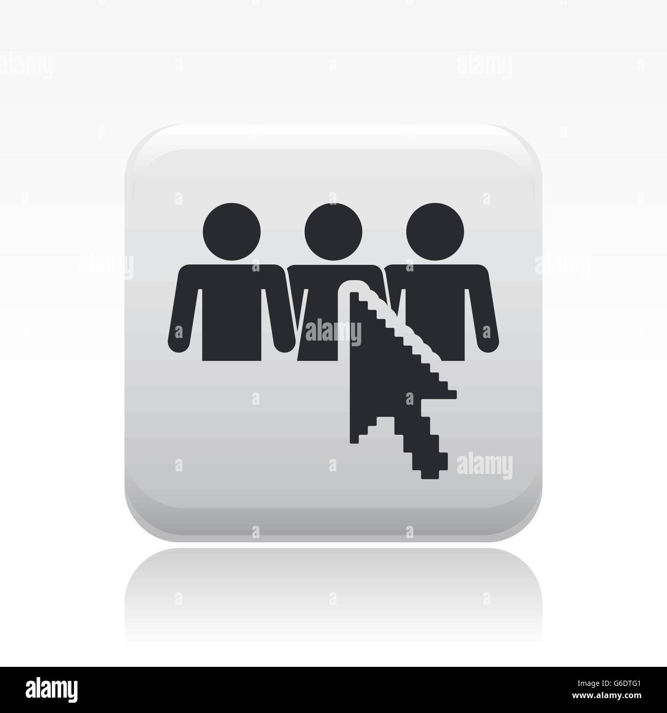 Vector illustration of single isolated social icon Stock Vector Image ...