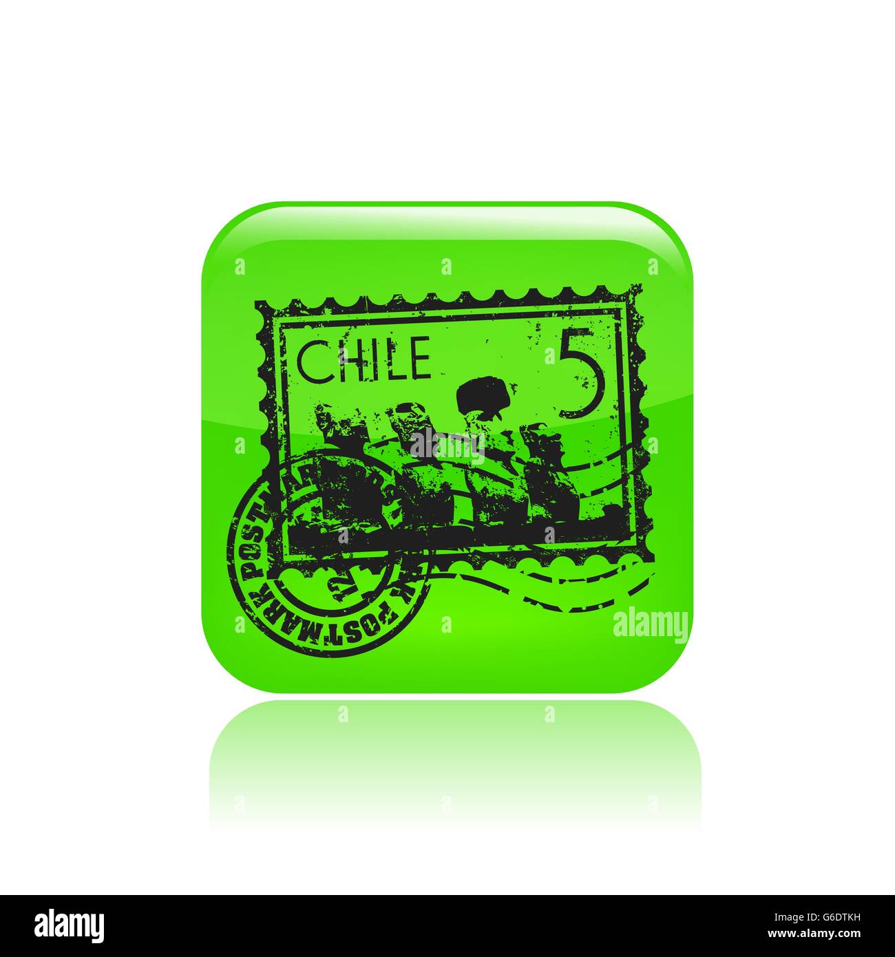 Vector illustration of single isolated Chile icon Stock Vector Image ...