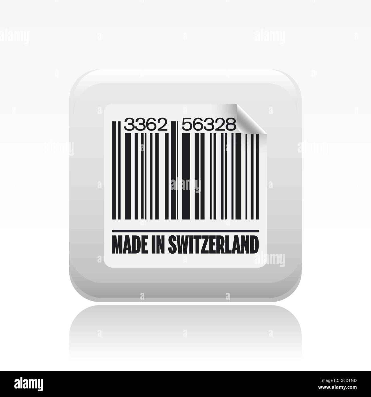 Vector illustration of single isolated Swiss icon Stock Vector Image ...