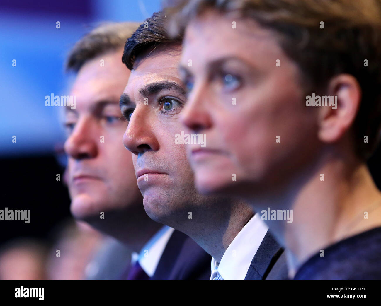 Left to right shadow home secretary yvette cooper hi-res stock ...