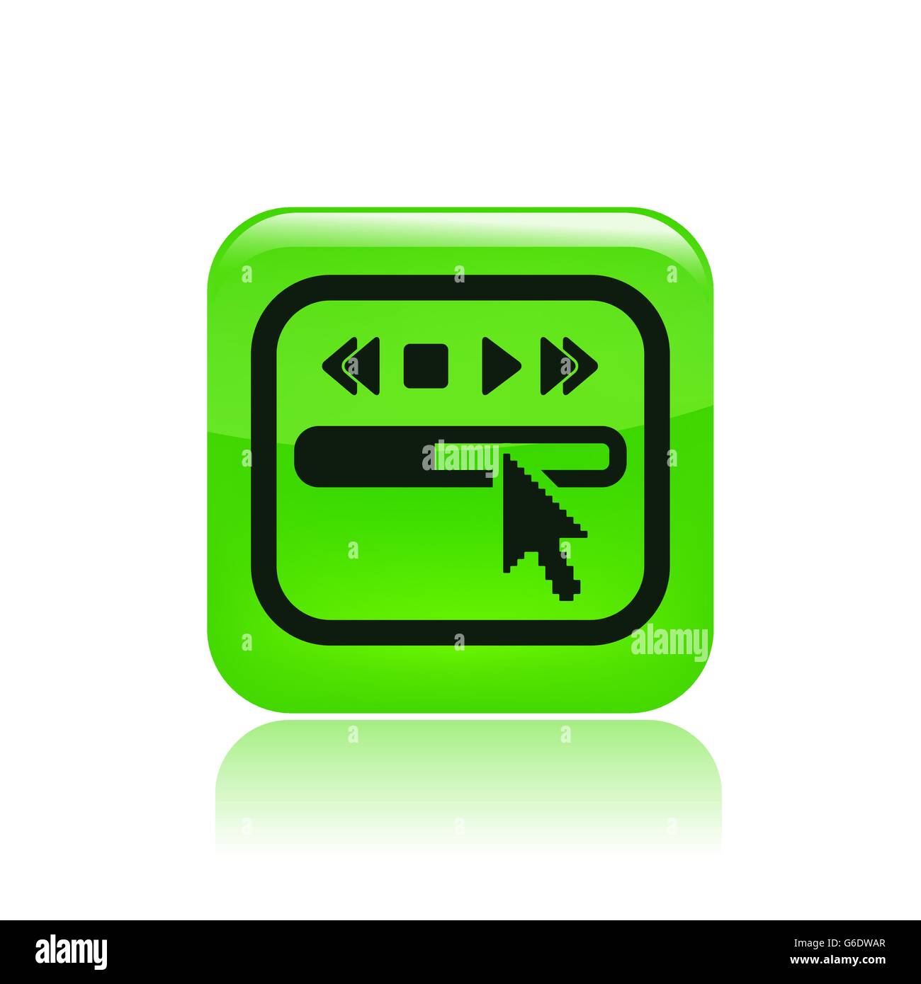Vector illustration of single isolated player icon Stock Vector Image ...
