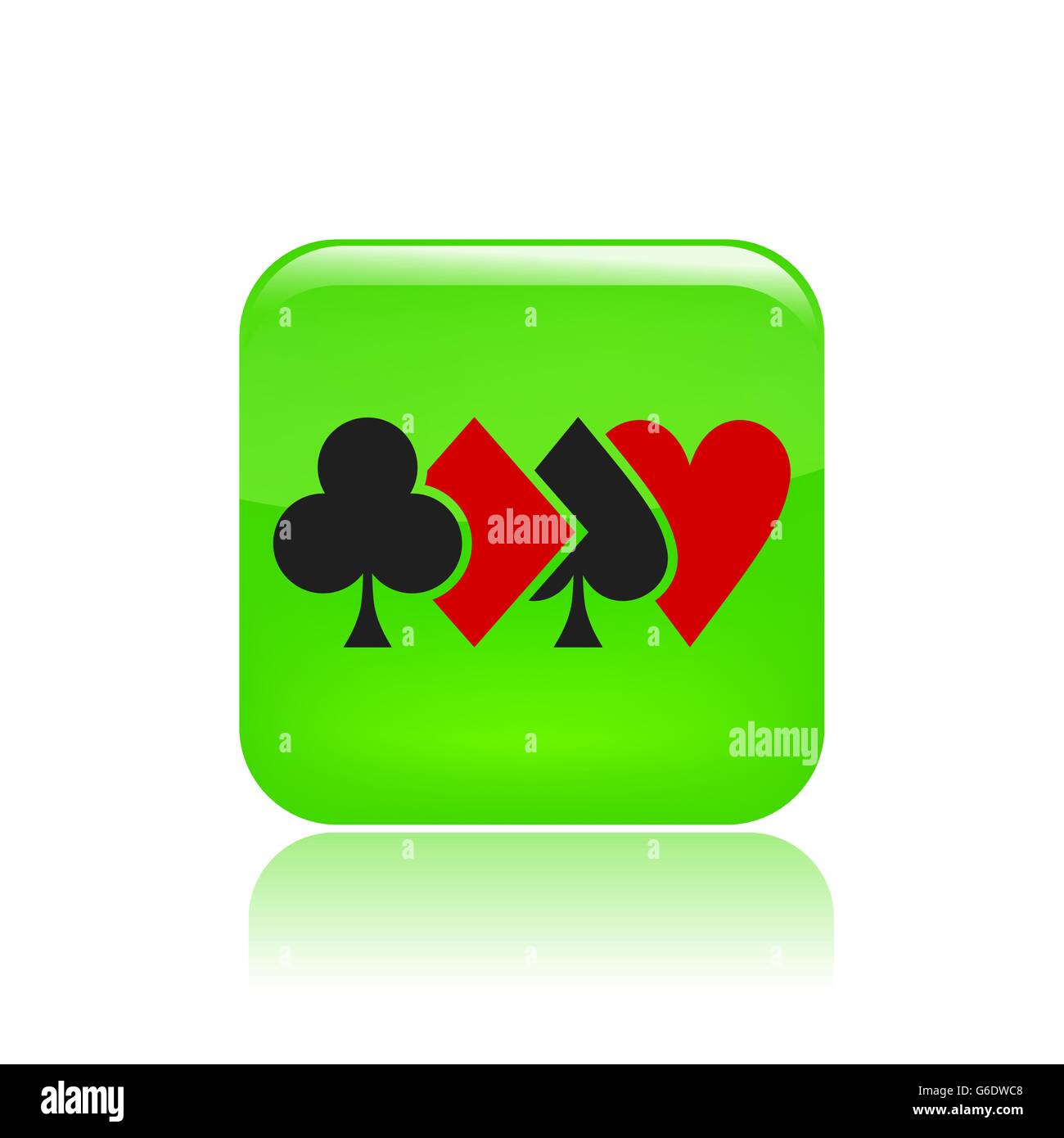 Vector illustration of single isolated poker icon Stock Vector Image ...