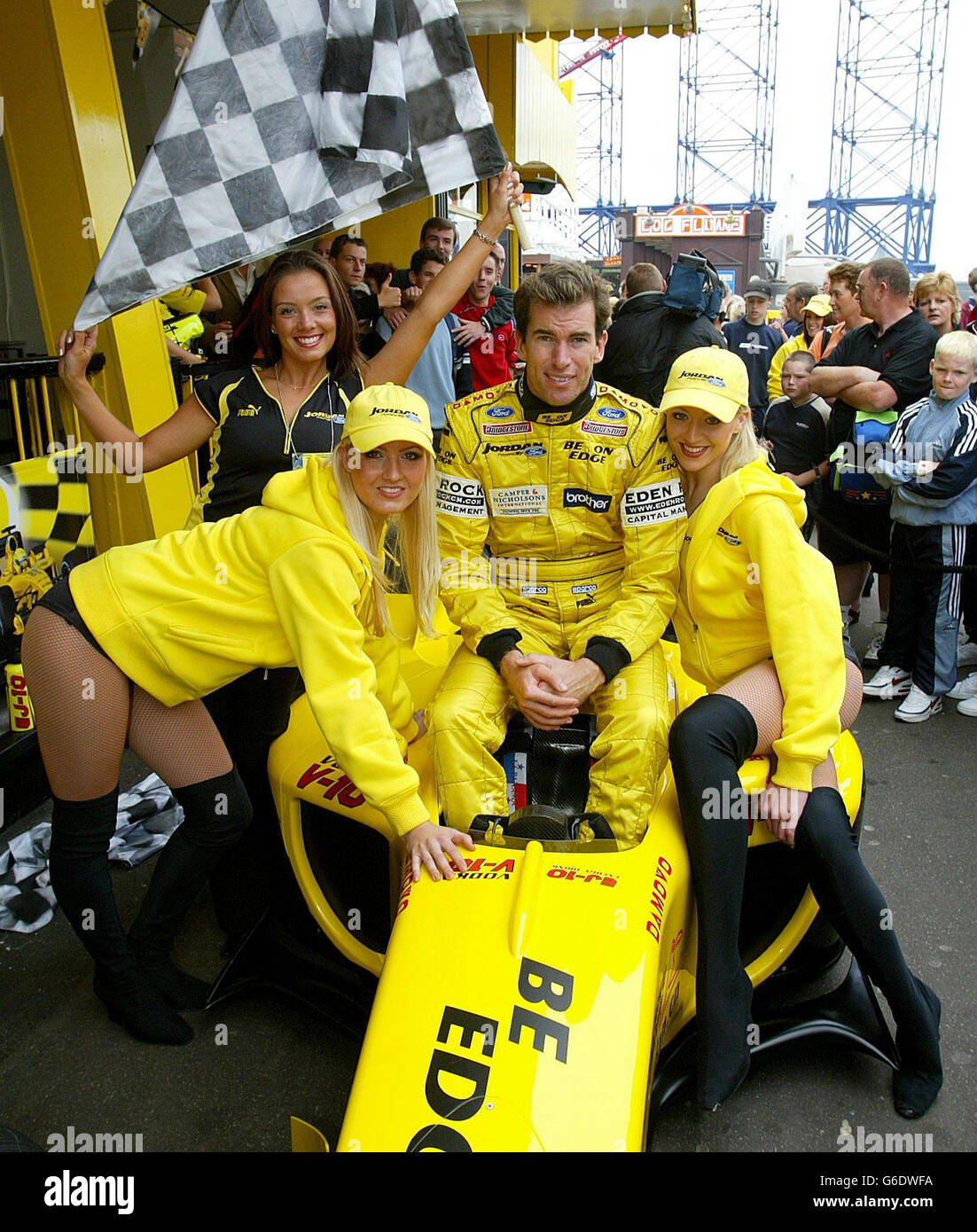 Ralph Firman Grand Prix ride. Jordan's Formula One driver Ralph Firman opens the new Grand Prix ...