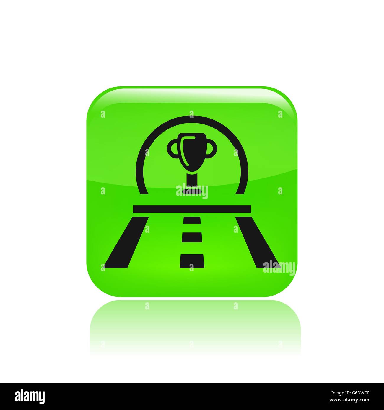 Vector illustration of single isolated race icon Stock Vector Image ...