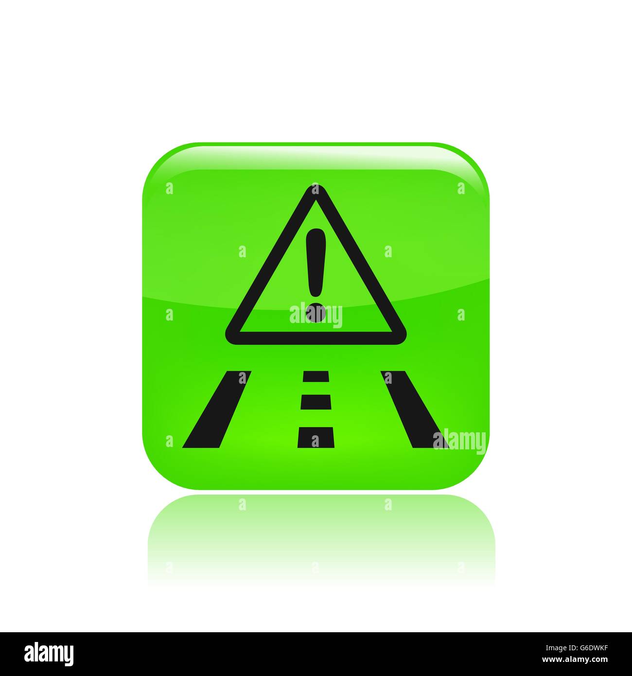 Vector illustration of single isolated road icon Stock Vector Image ...