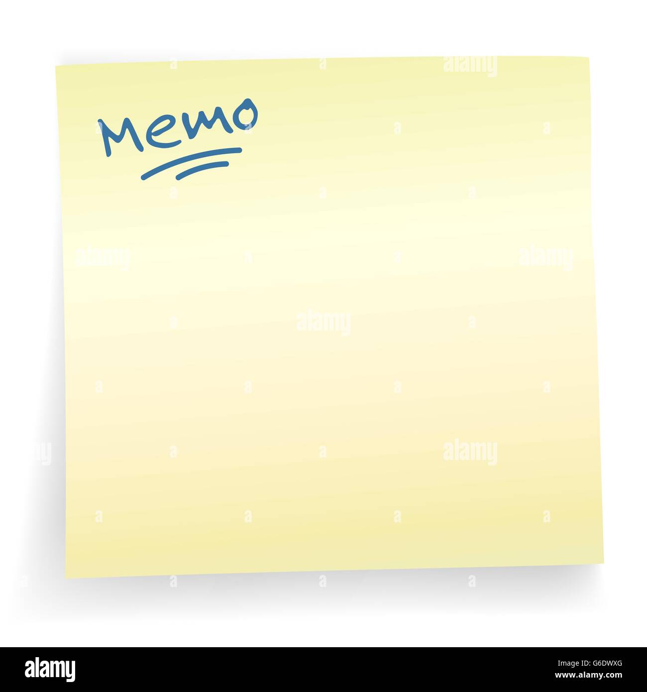 Vector illustration of single isolated sticky icon Stock Vector Image ...