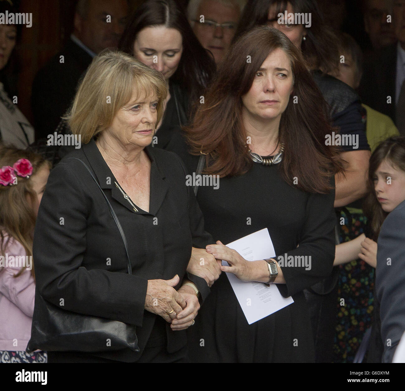 Marie Heaney (left) the widow of Nobel Laureate poet Seamus Heaney ...