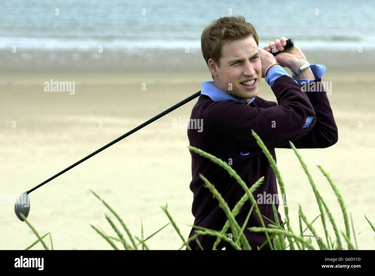 Prince William Relaxing at University Stock Photo - Alamy