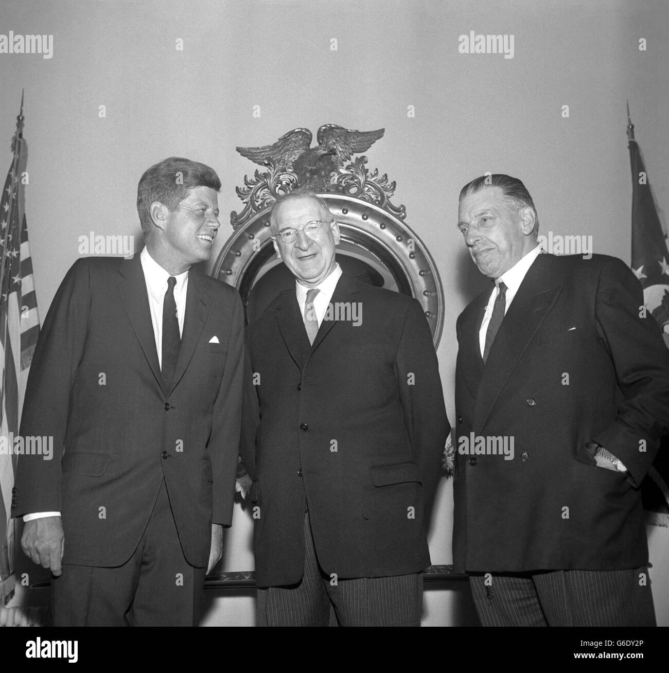 John kennedy picture Black and White Stock Photos & Images - Alamy