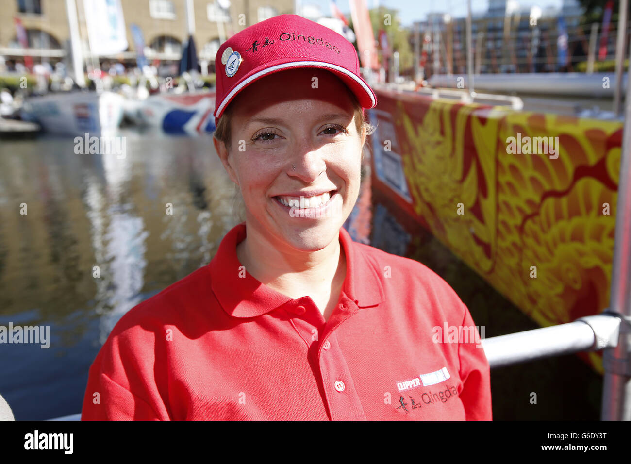 Crew member Romanda Simpson during the naming ceremony of the Clipper ...