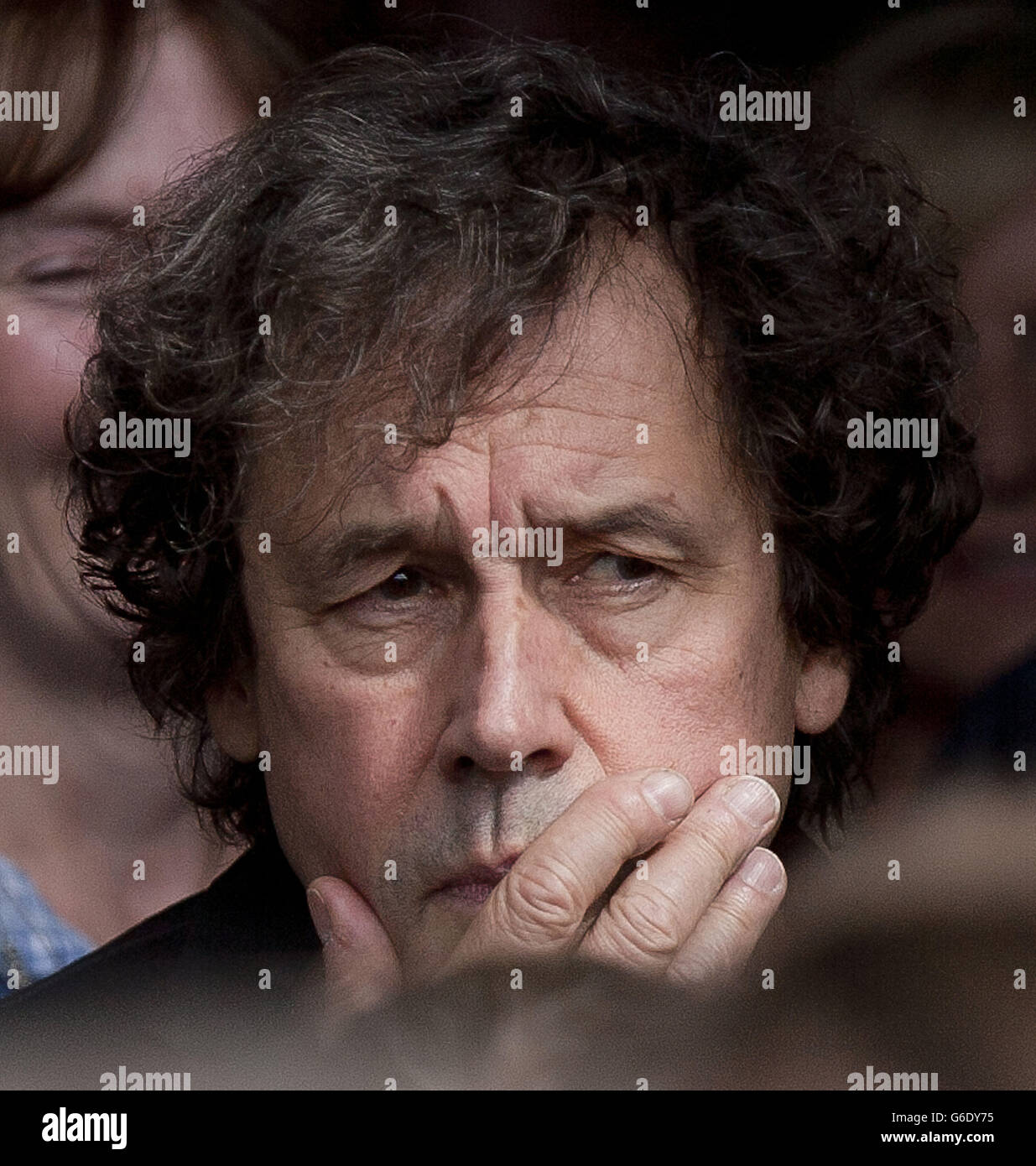 Actor Stephen Rea after the funeral of the Nobel Laureate poet Seamus ...
