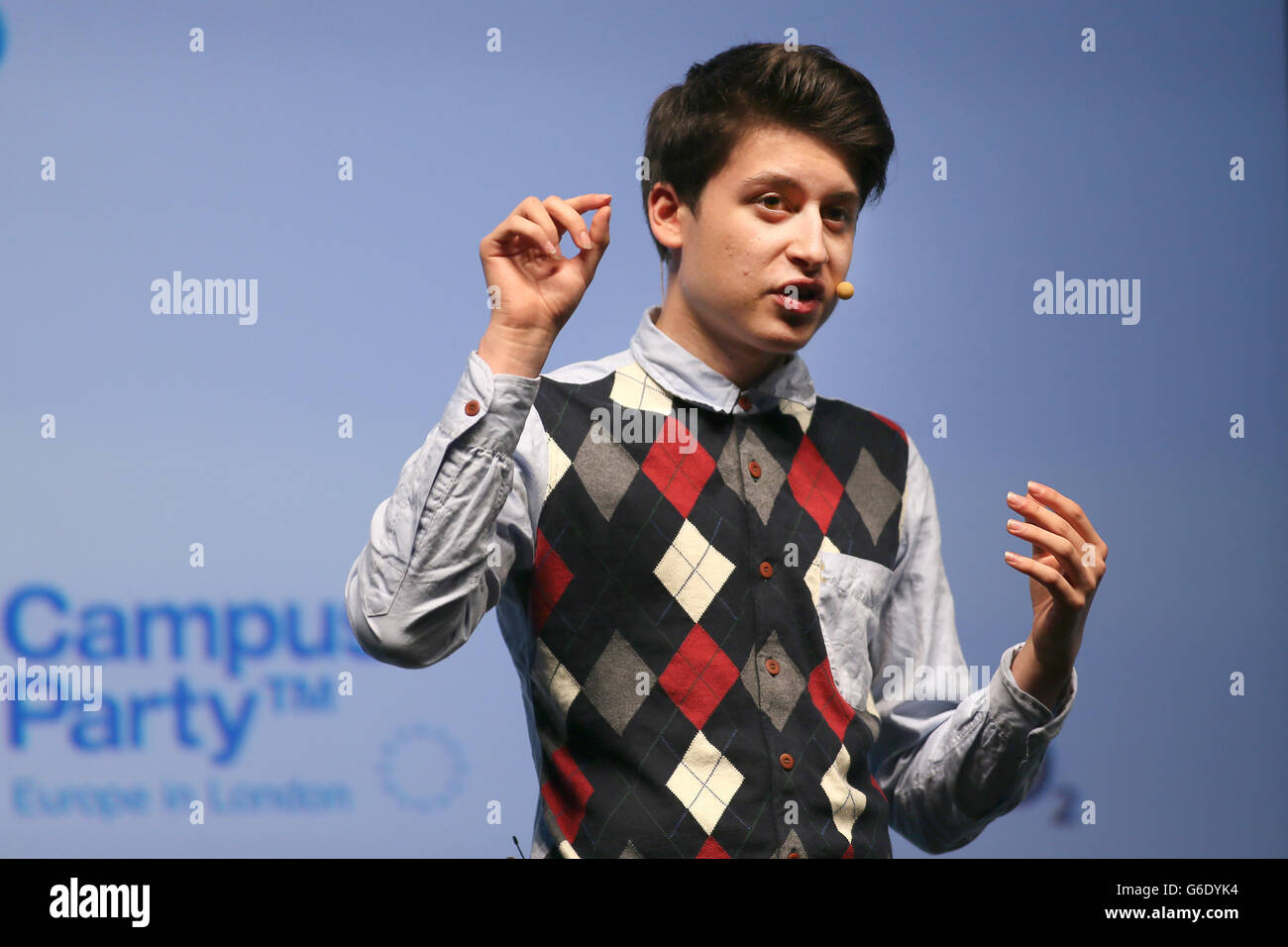 Campus Party computer coding event Stock Photo - Alamy