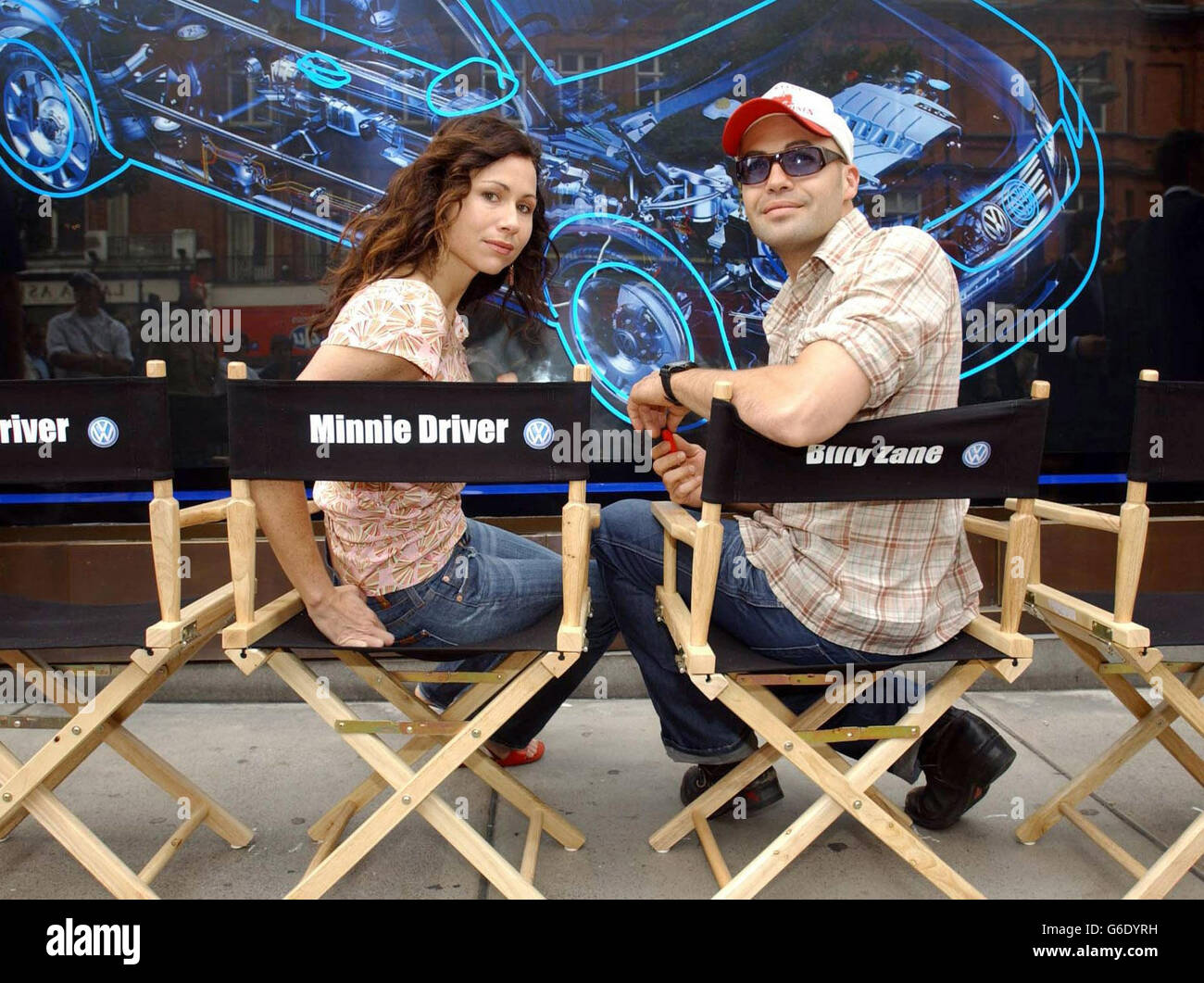 Actors Minnie Driver and Billy Zane during a photocall to launch the ...