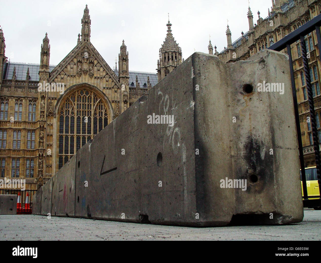 Concrete blocks at westminster hi-res stock photography and images - Alamy