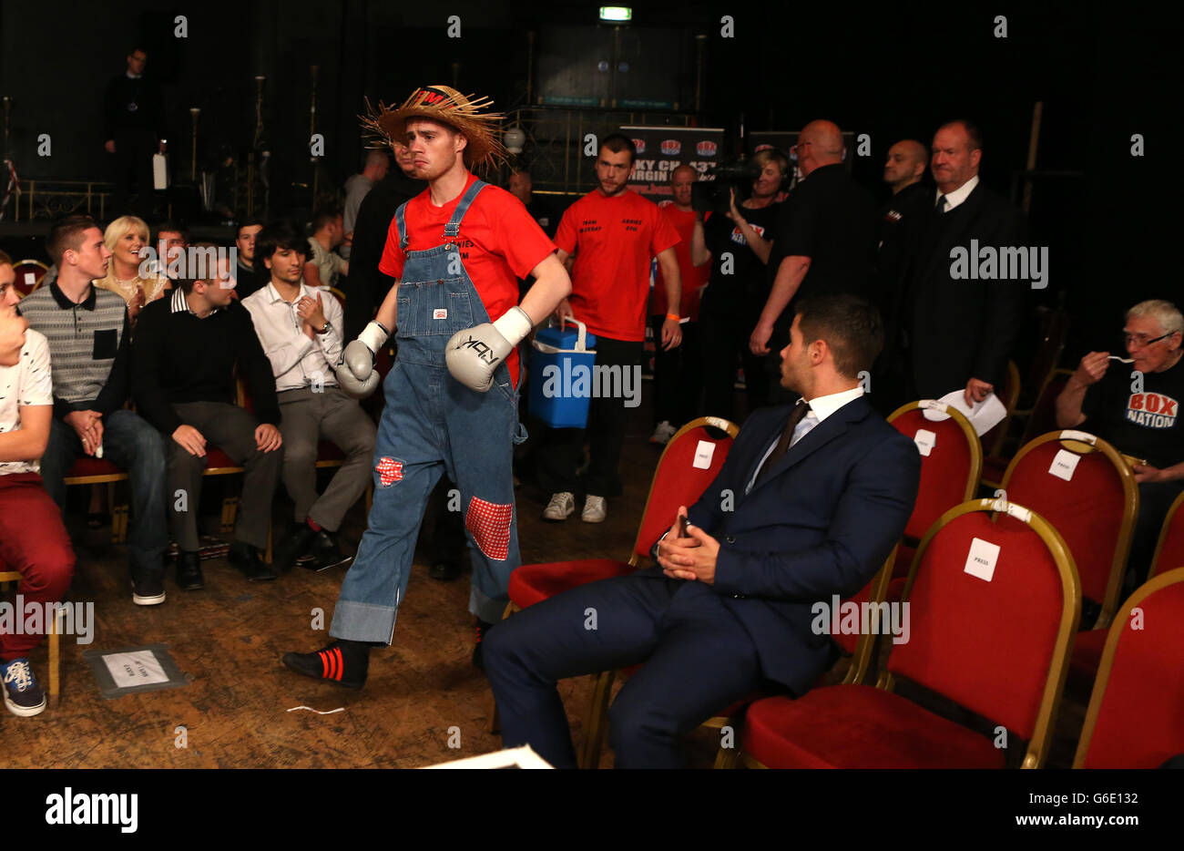 Boxing - Liverpool Olympia. Joe Murray before his match with Dan Naylor ...