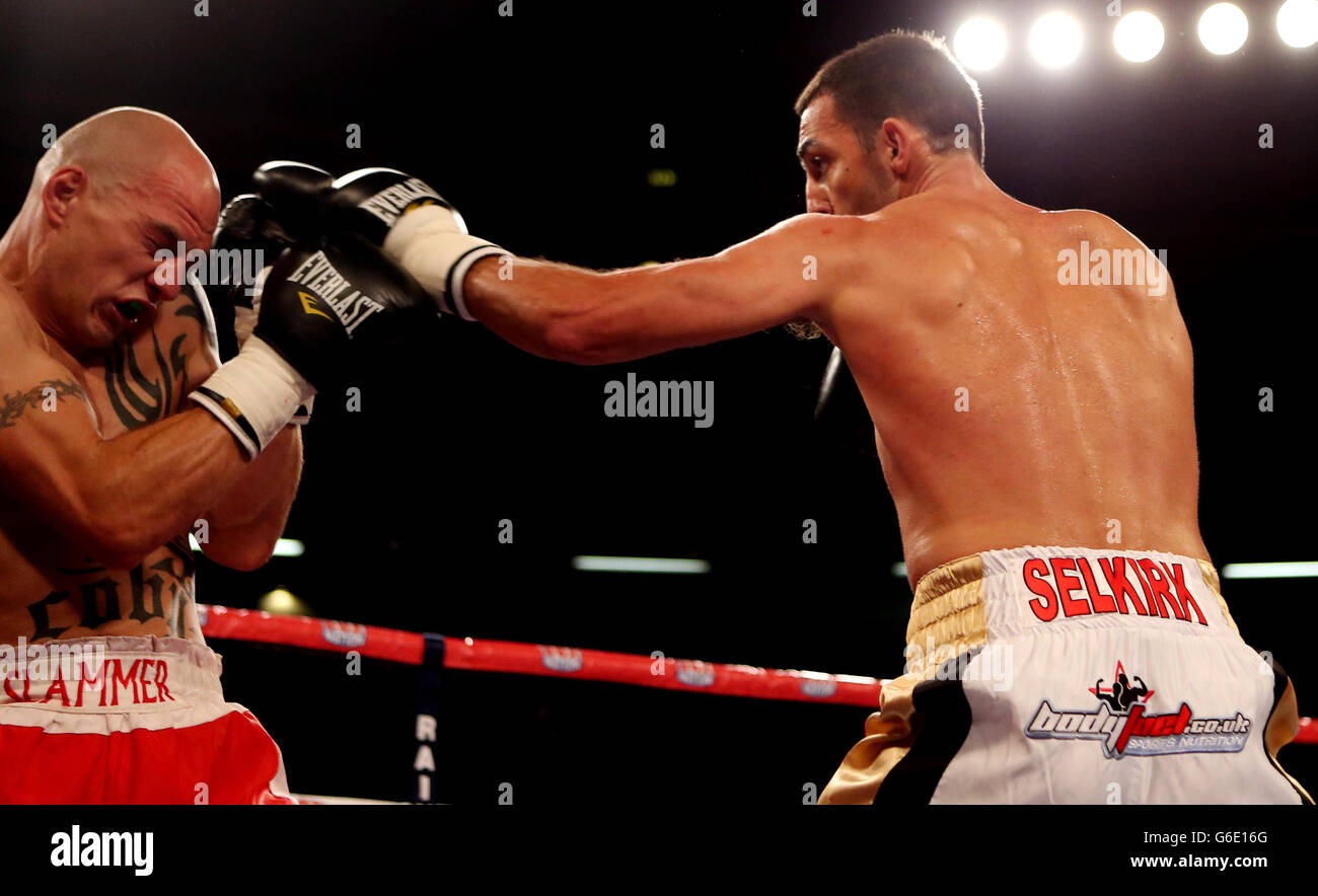 Boxing - Liverpool Olympia. Joe Selkirk (right) in action against ...