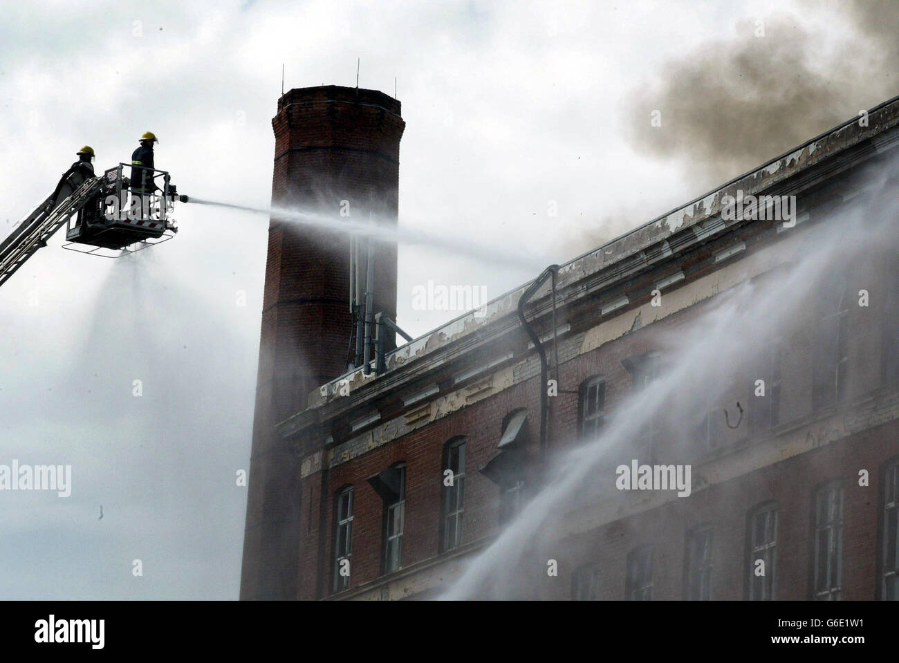 Fire at Industrial Complex - Crumlin Road Stock Photo - Alamy