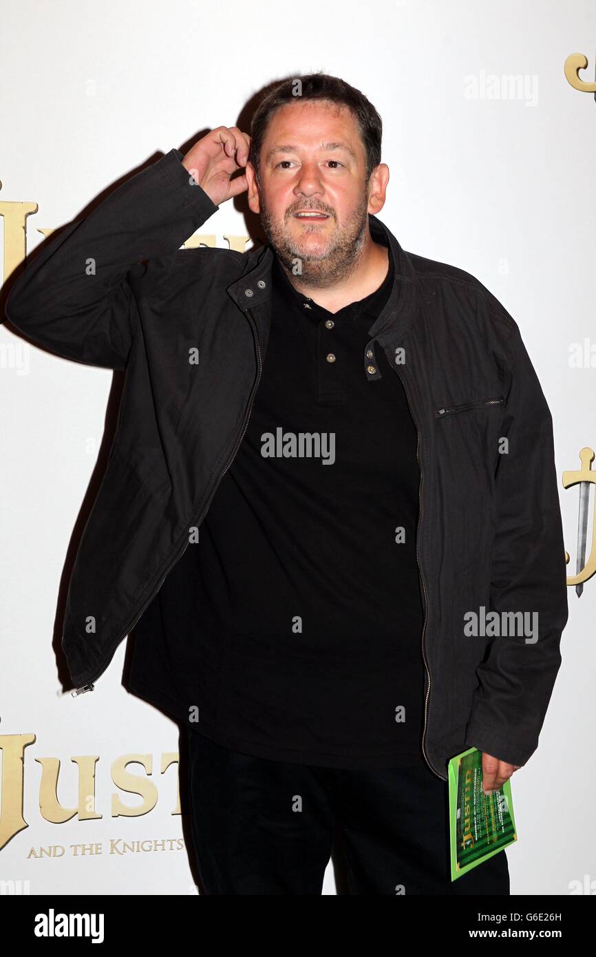 Premiere of Justin and the Knights of Valour Stock Photo - Alamy