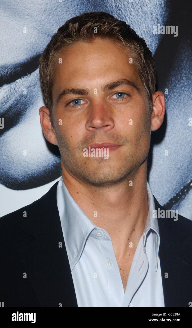 Actor Paul Walker at the UK premiere of 2 Fast 2 Furious, at the Warner ...