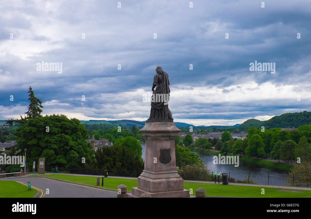Flora Macdonald statue, Inverness, Scotland, UK Stock Photo - Alamy