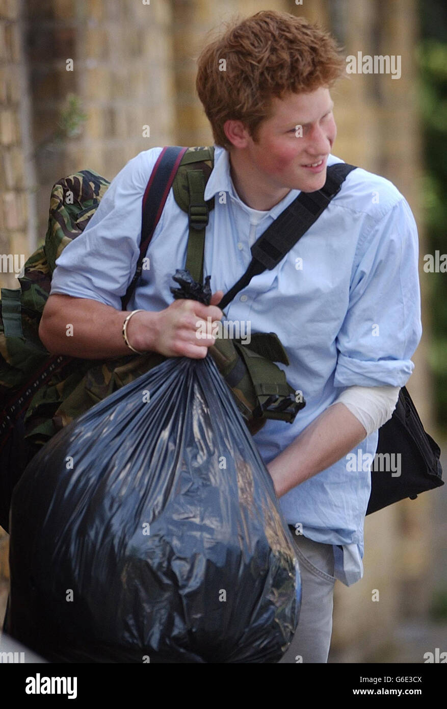 Royal bag bin bag education prince harry hi-res stock photography and ...