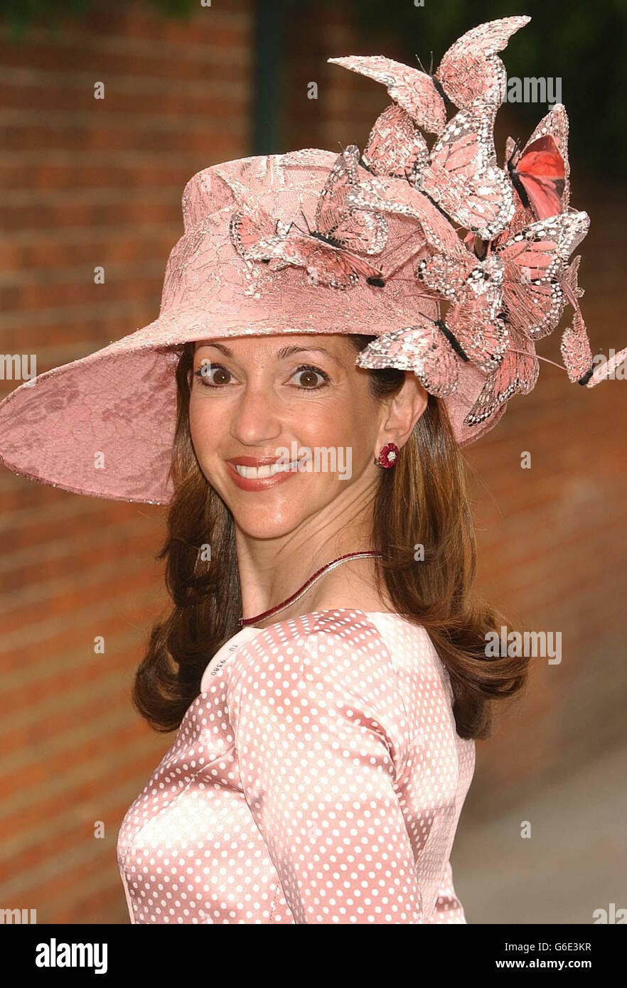 Mrs Lea Porter from California USA, arrives at Ascot for the first day ...