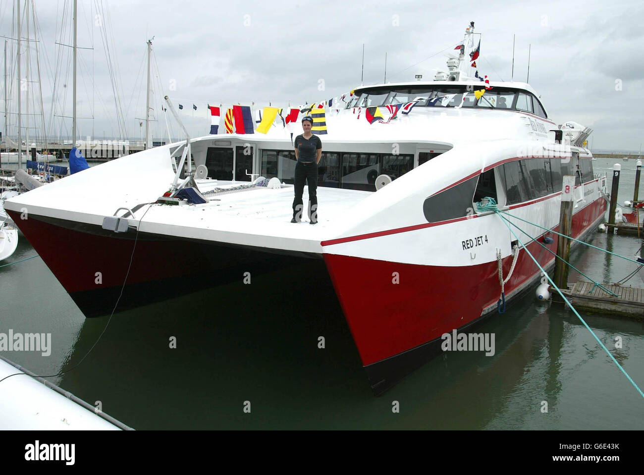 MacArthur - Red Jet 4 Launch Stock Photo - Alamy