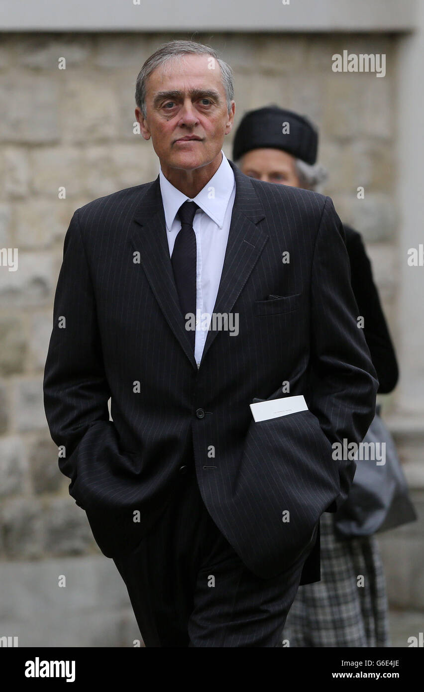 Hugh van Cutsem funeral Stock Photo - Alamy