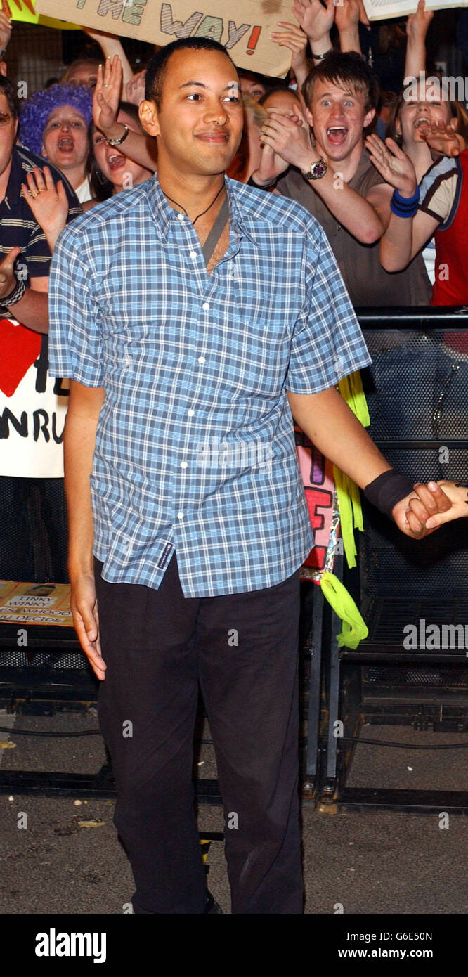 Jon Tickle poses for photographers as he becomes the fifth housemate to ...