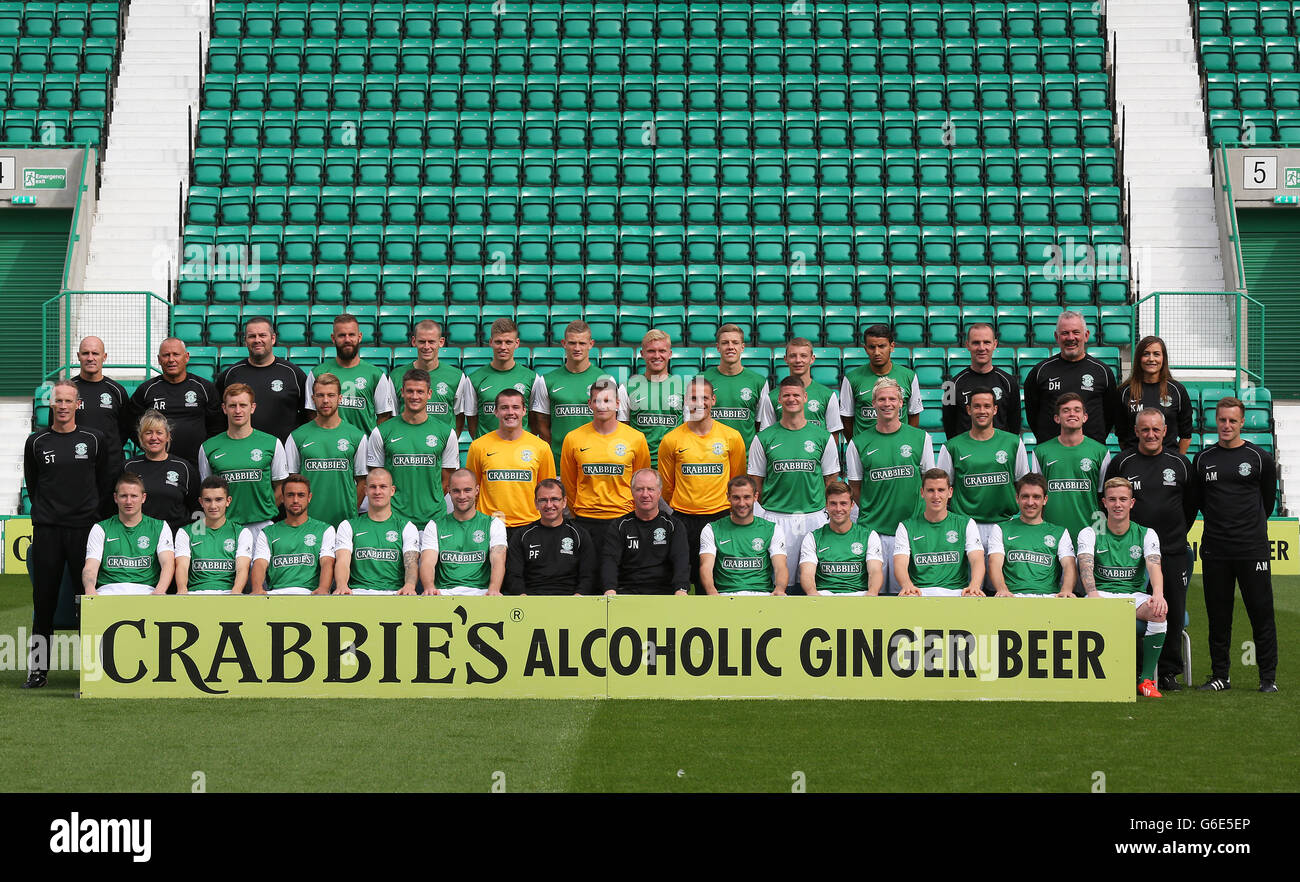 Hibernian team group hi-res stock photography and images - Alamy