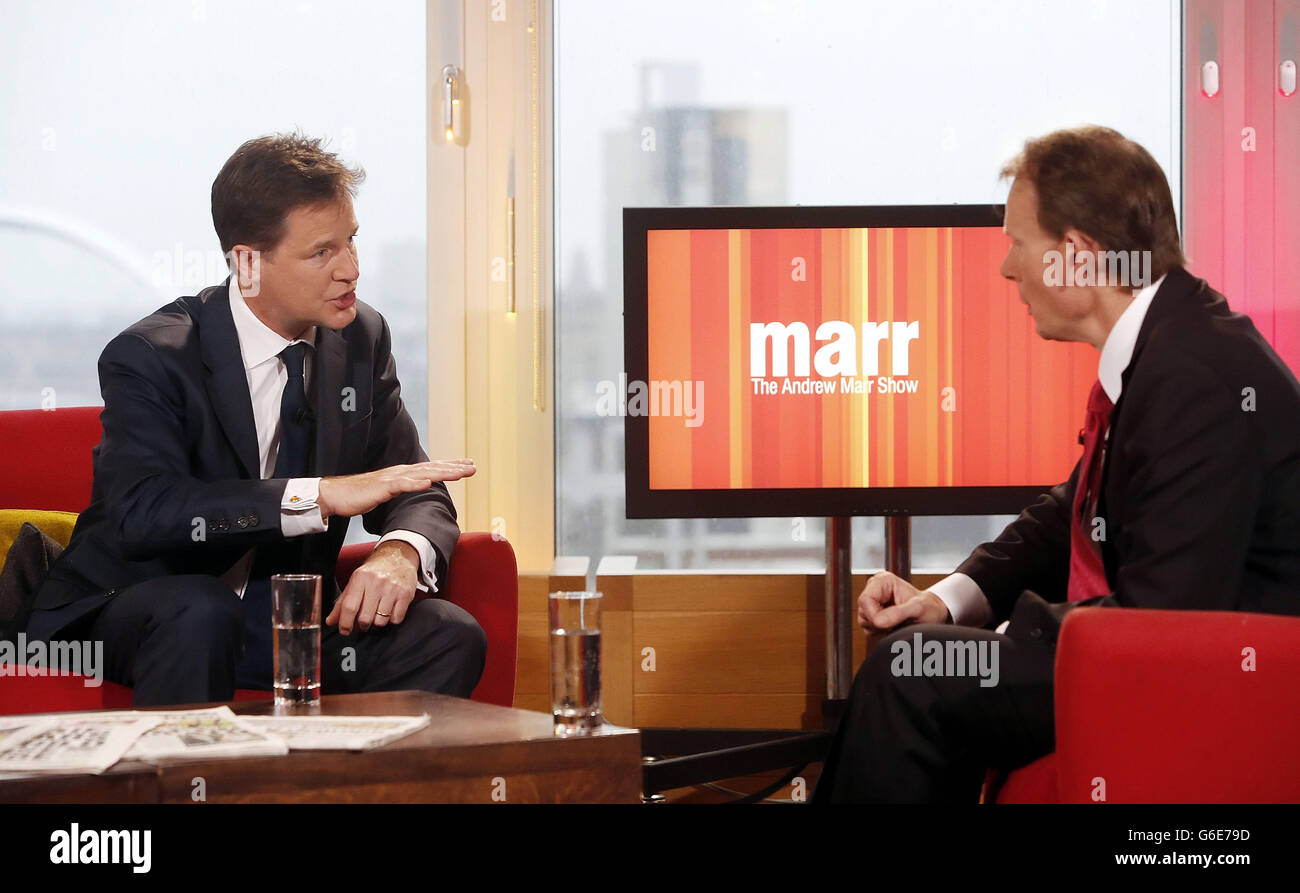 The Andrew Marr Show Stock Photo - Alamy