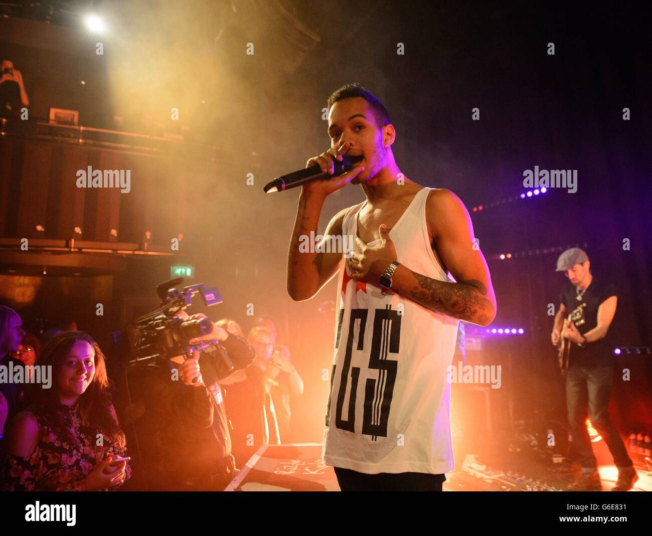 Harley Alexander-Sule of Rizzle Kicks performs at a Capital FM gig at ...