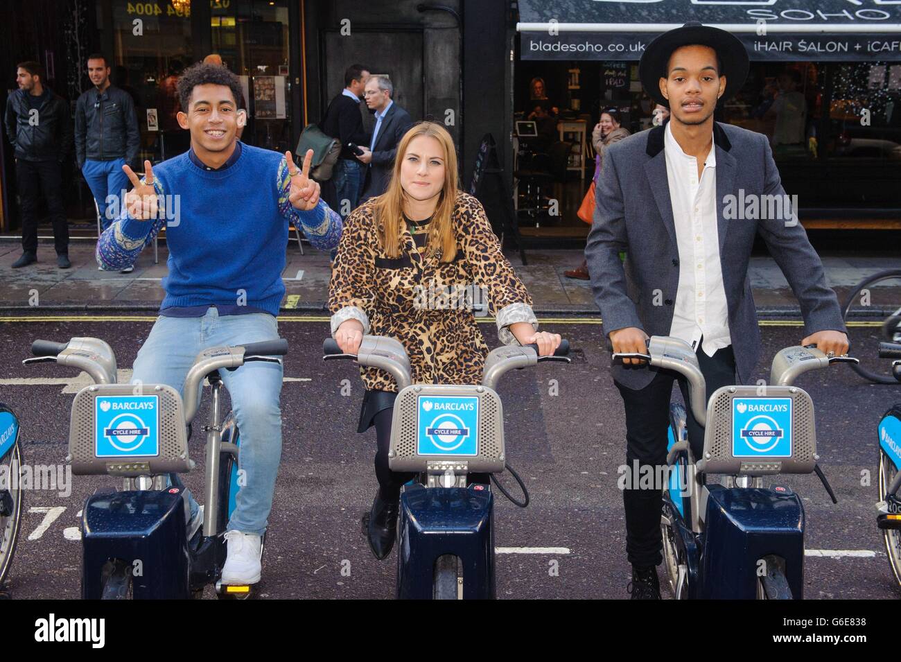 Jordan Stephens (left) and Harley Alexander-Sule of Rizzle Kicks during ...