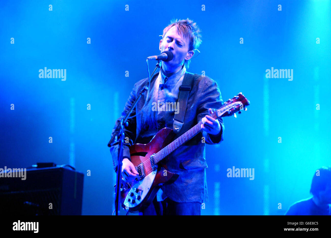 Glastonbury - Radiohead Stock Photo - Alamy