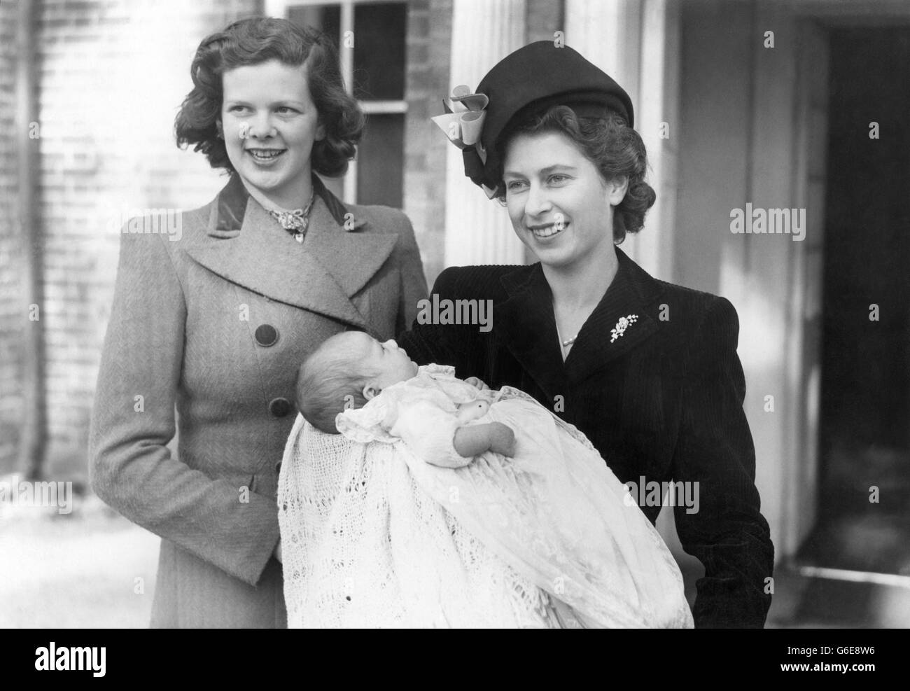 H.R.H. PRINCESS ELIZABETH was present at the Parish Church, Worplesdon, Surrey, to stand as ...