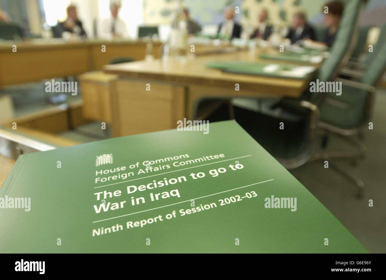Iraq war justification dossier Stock Photo - Alamy