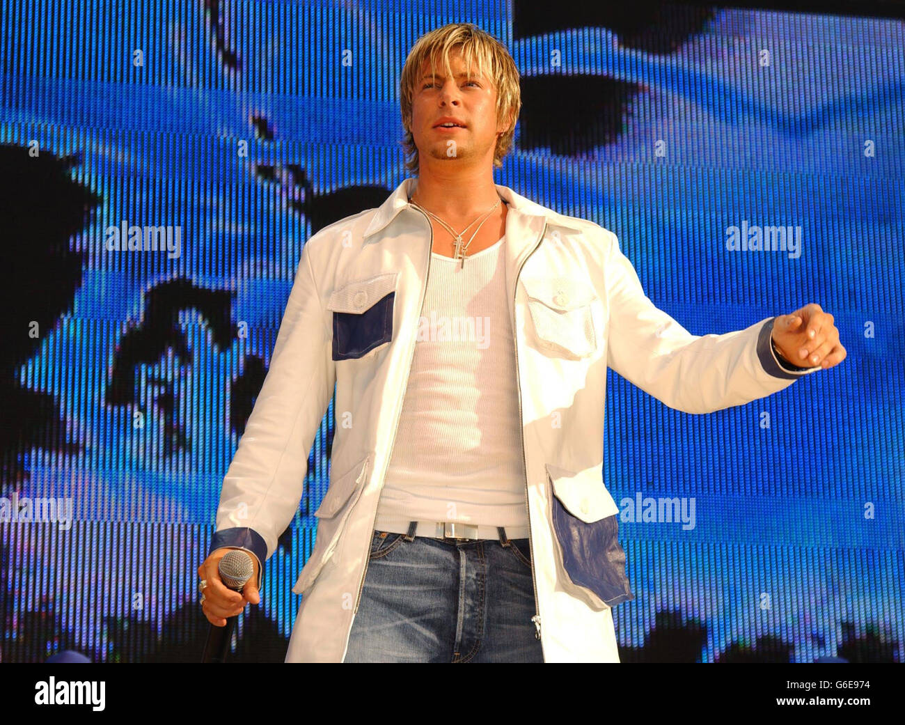 Duncan Blue - Party in the Park Stock Photo - Alamy