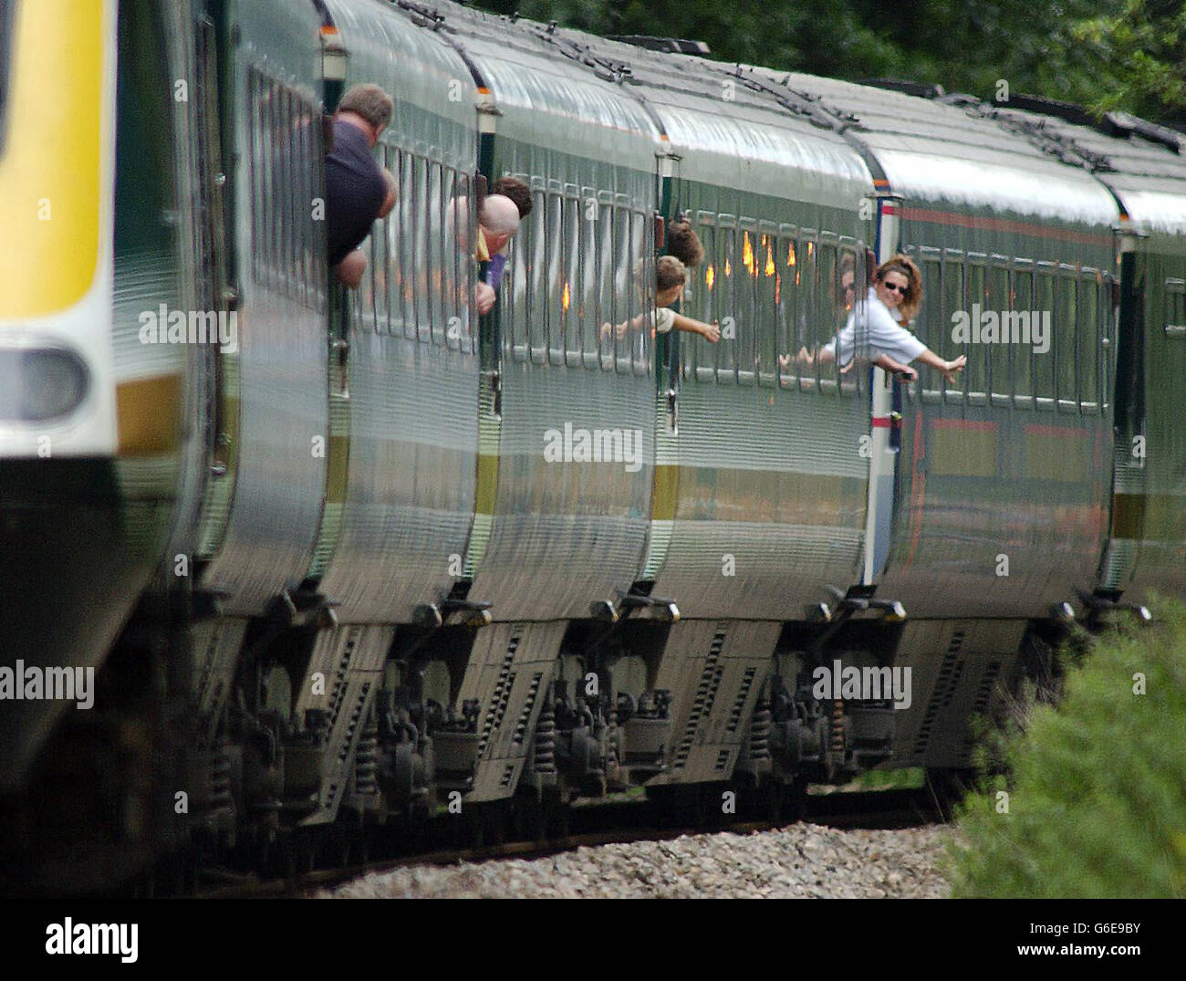 Train travel passengers stranded accident tragedy crash hi-res stock ...