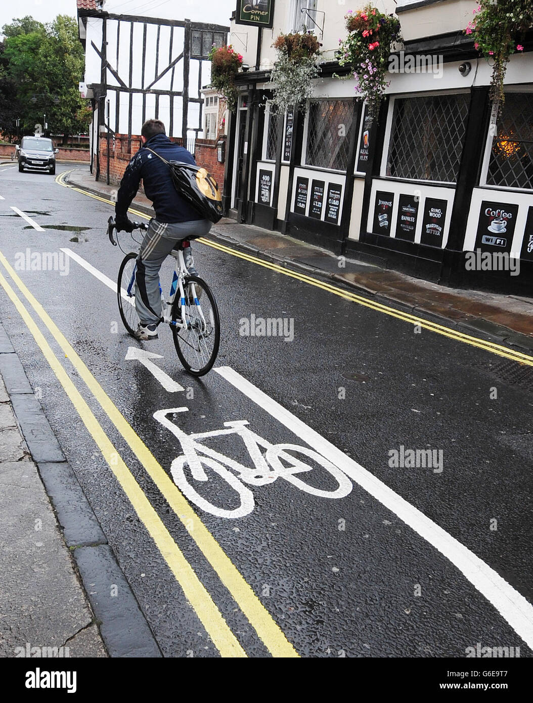 New York City Cycle Lane High Resolution Stock Photography and Images ...