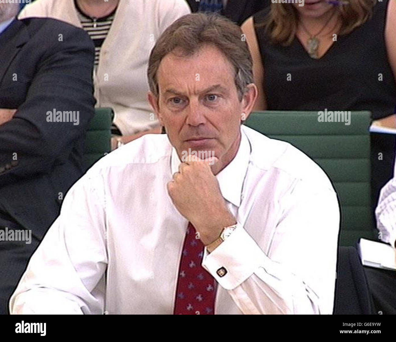 Video grab of Prime Minister Tony Blair giving evidence to Mp's at the ...