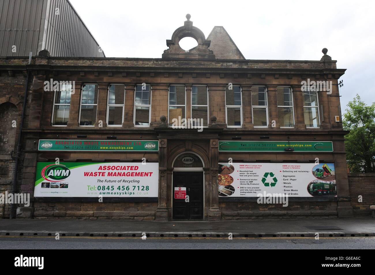 A general view of the Associated Waste Management site in Shipley near ...