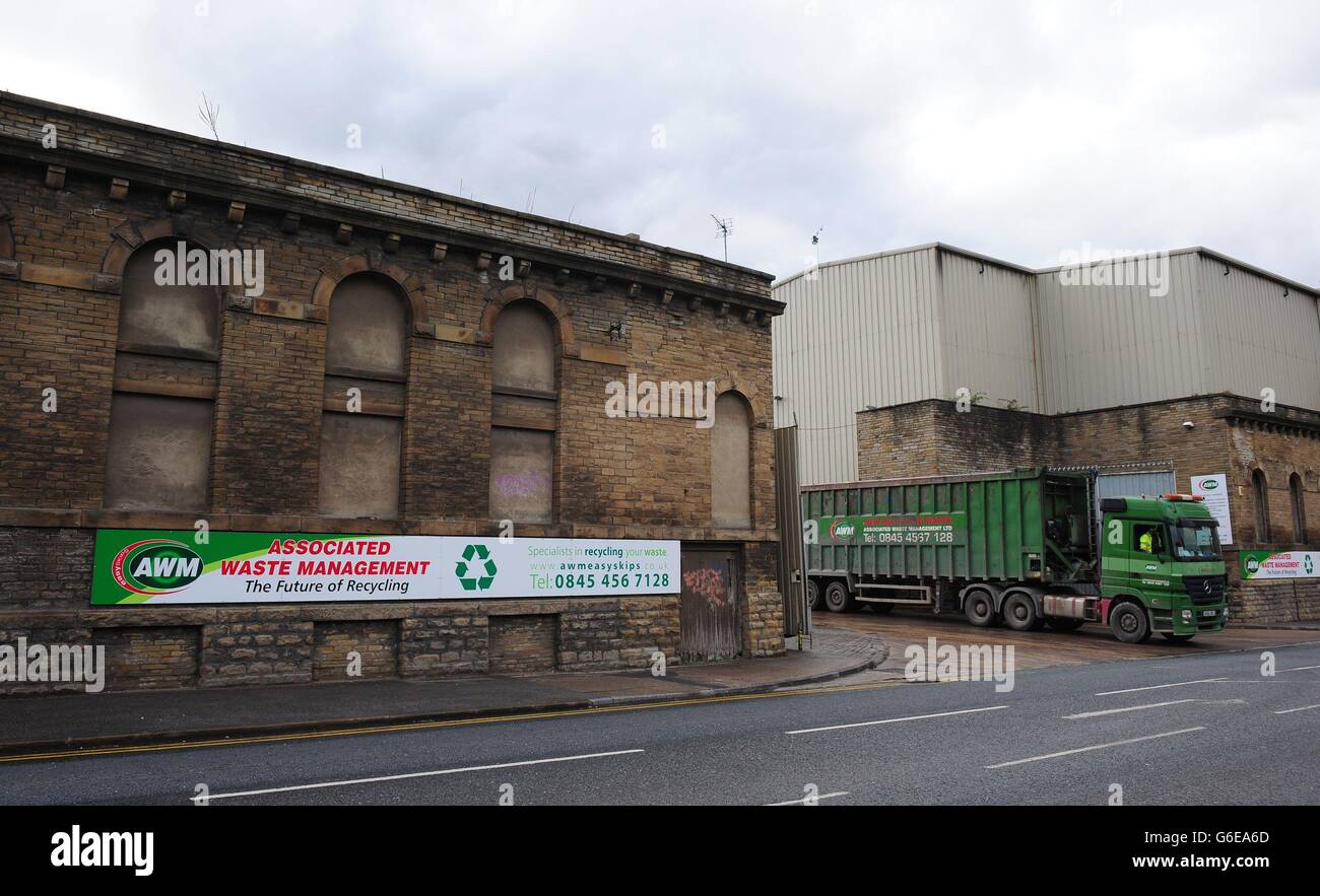 A general view of the Associated Waste Management site in Shipley near ...