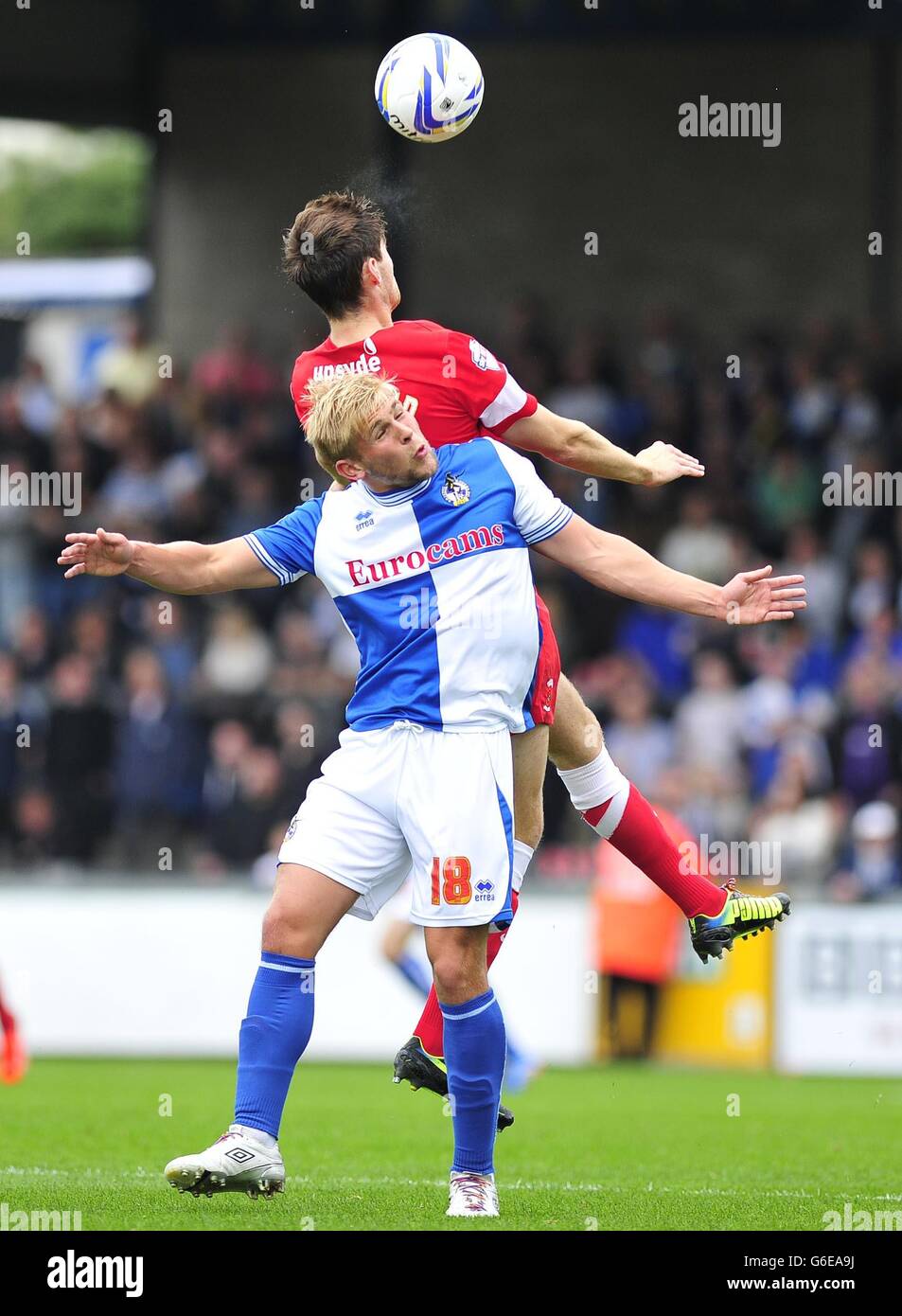 Bristol Rovers Mitch Harding and Hartlepool United's Jack Baldwin in ...